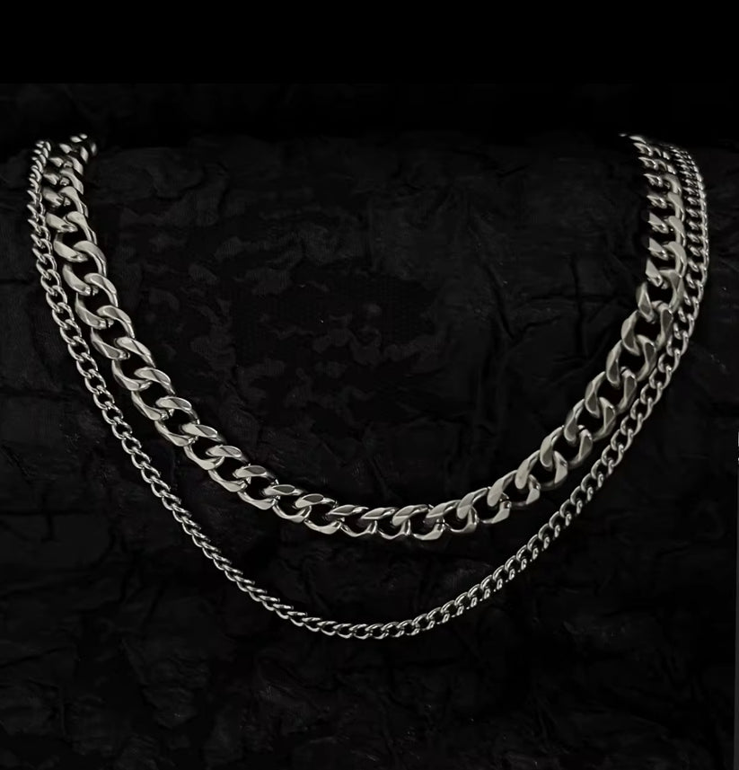 Double Layer Cuban Link Chain – KAOTIC.AU